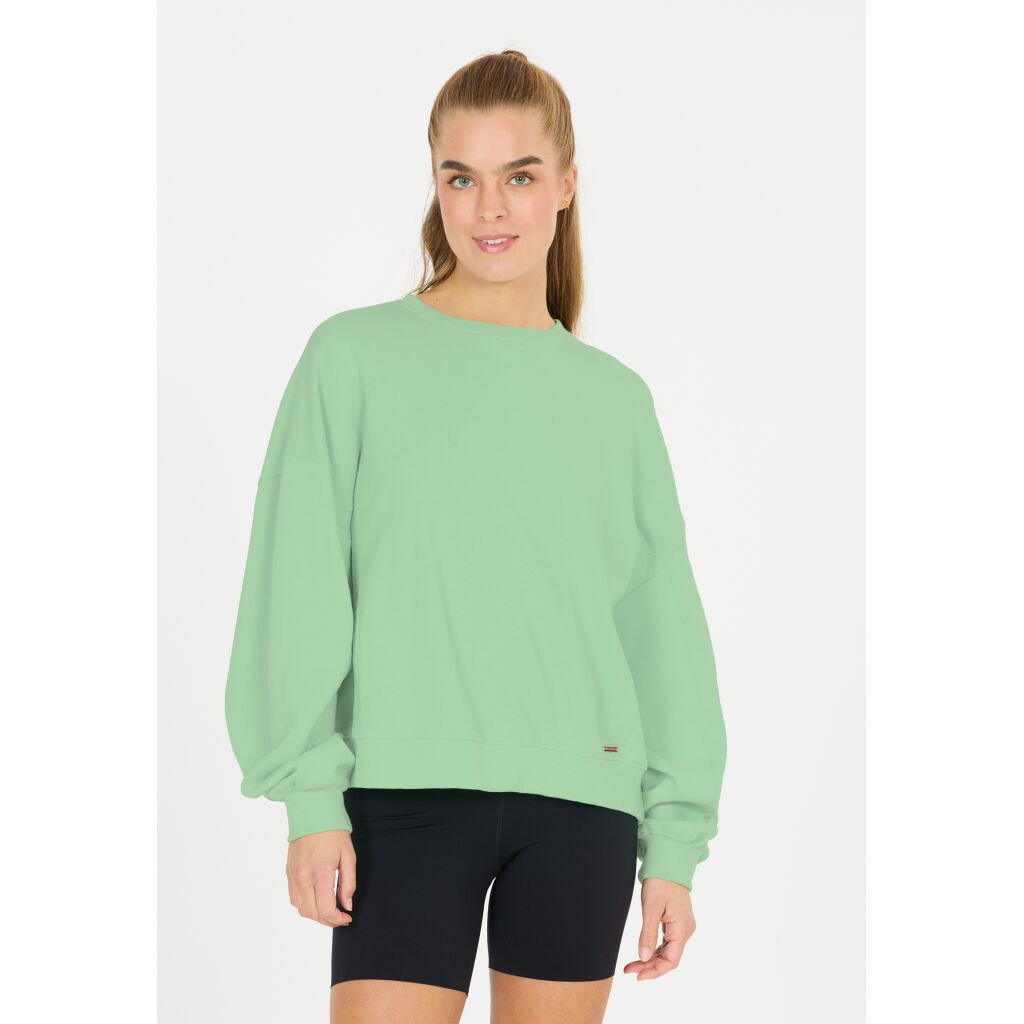 Athlecia Ranee Oversized Sweatshirt W Naisten Collegepaita Vihreä